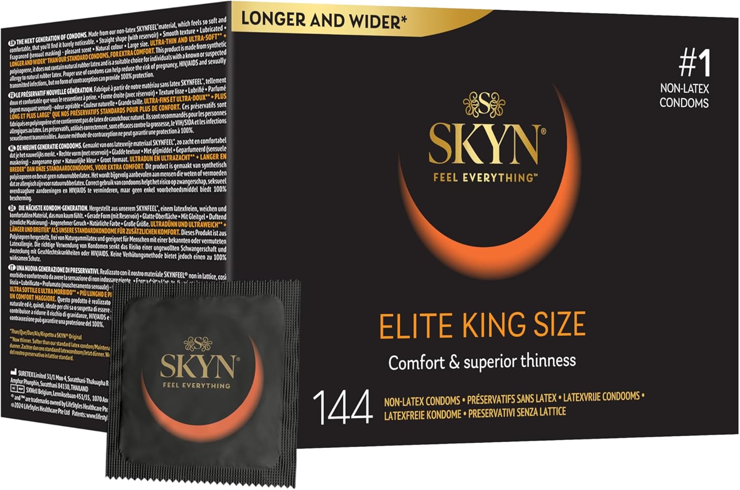 SKYN Elite King Size - Latex-Free Ultra-Thin Condoms